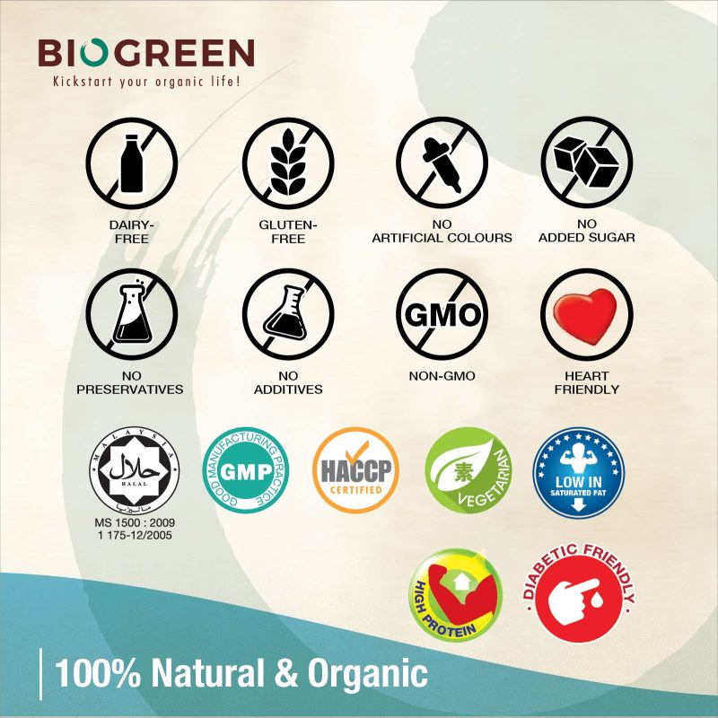 O’Soy Plus Organic Soya Milk Powder (Sugar free) – Organic and Nature Chain